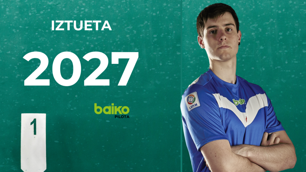 Iztueta renueva su contrato con Baiko - Baiko Pilota